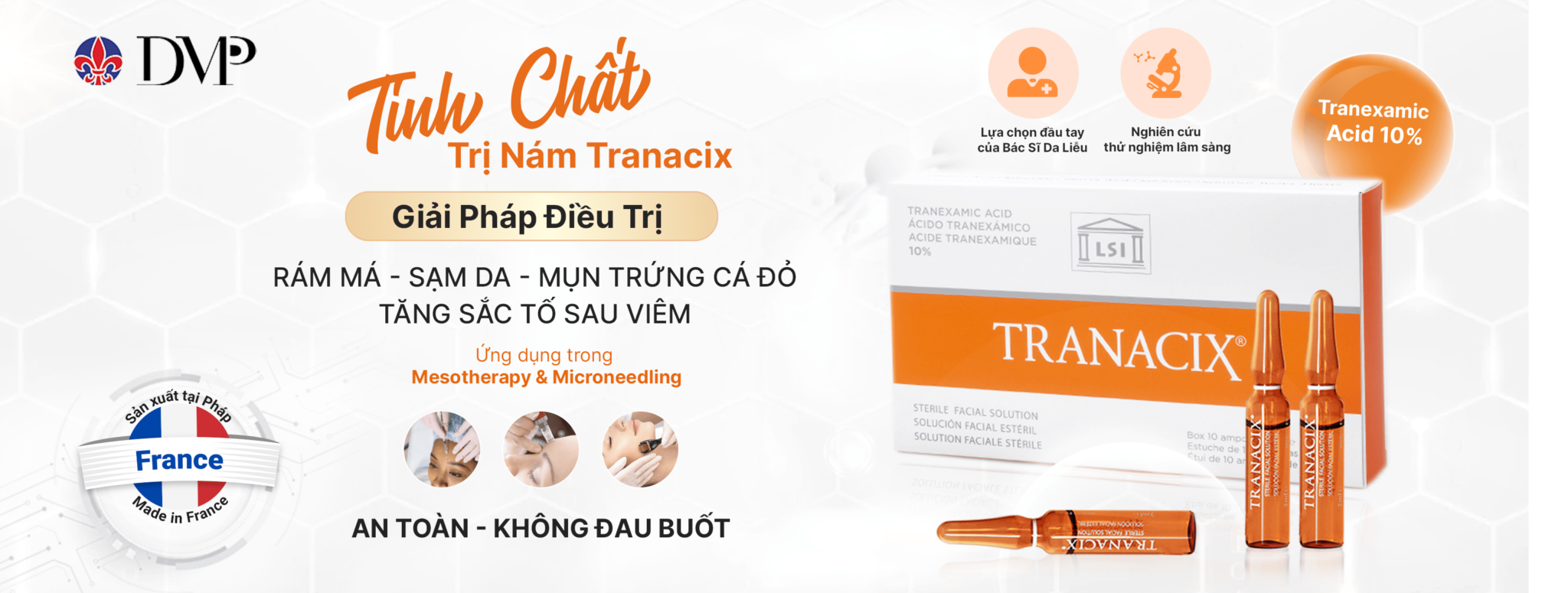 TINH CHẤT TRỊ NÁM TRANACIX 10% – Tranacix
